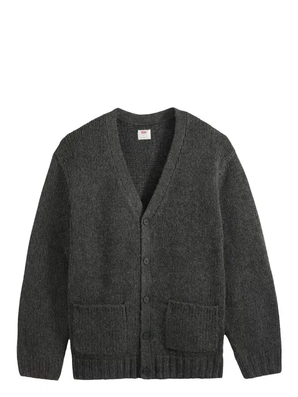 LEVI'S Mammoth Chunky Knit Cardigan - Black