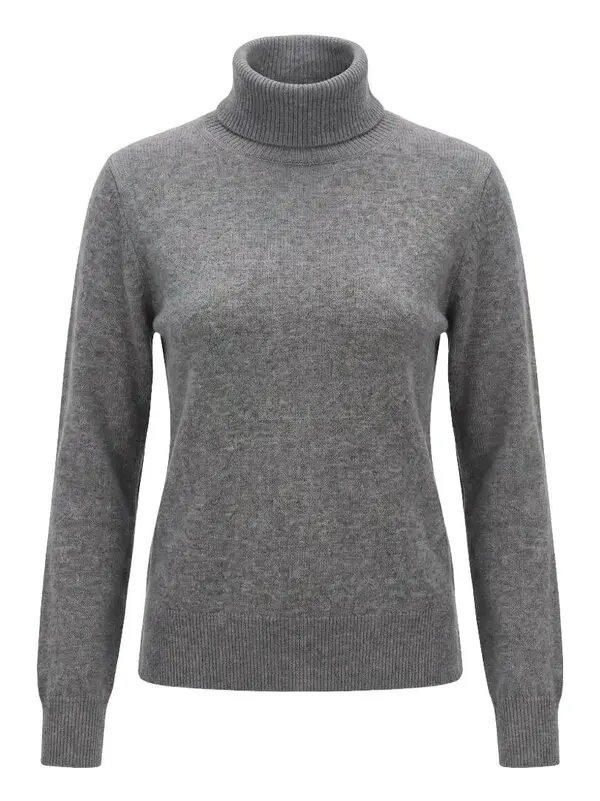 NOTSHY Laurene Roll-neck Cashmere Sweater - Grey