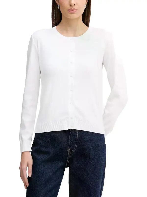 BENETTON Buttoned Cardigan - White