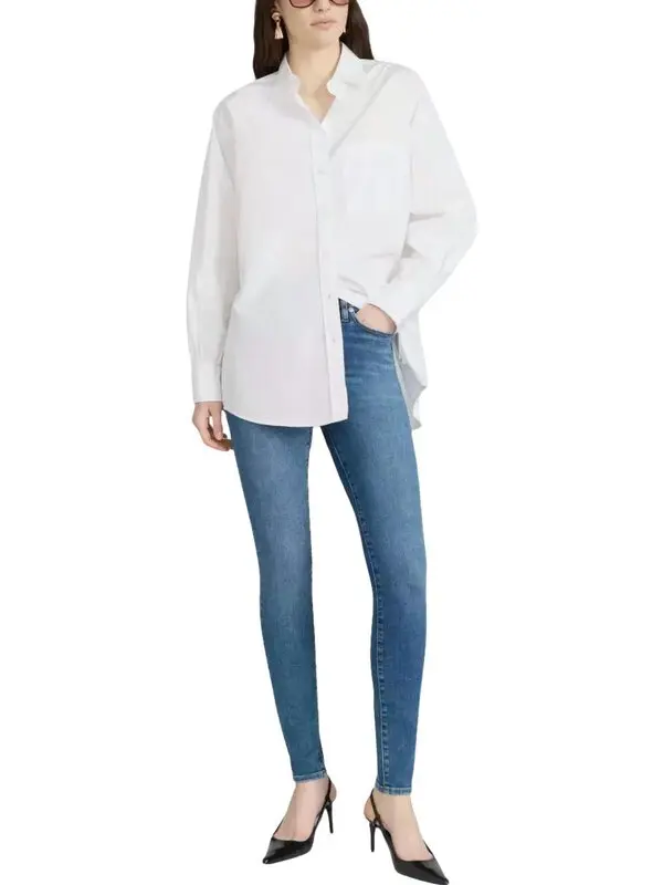 FRAME Le High Skinny Jeans - Blue