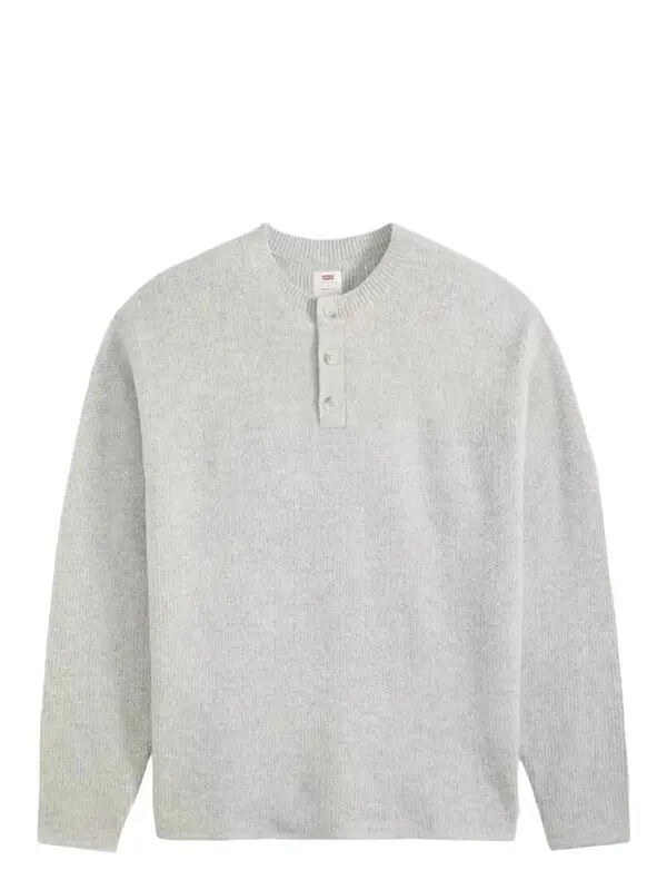 LEVI'S Woodacre Henley Sweater - Grey