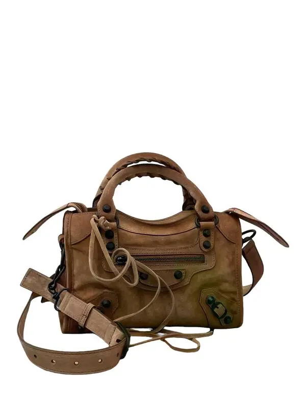 Balenciaga Le City Bag Mini In Camel - Brown