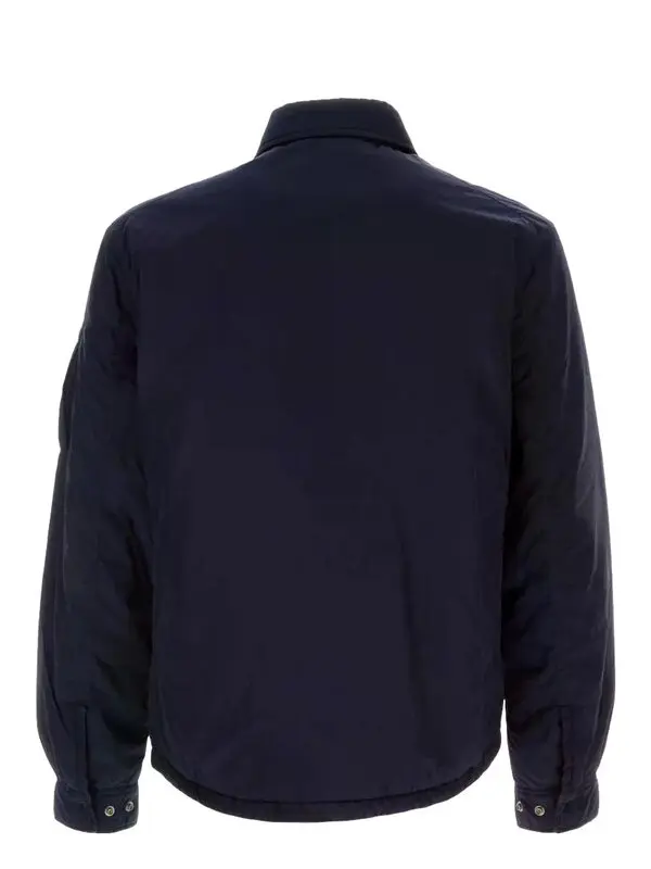 C.P. COMPANY Chrome-r Lens Padded Button Overshirt - Blue
