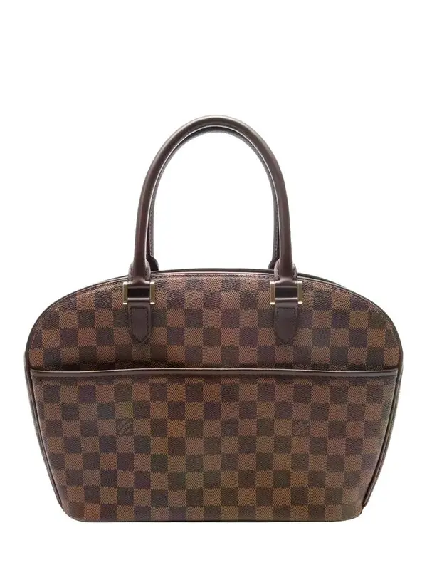 LOUIS VUITTON Damier Ebene Sarria Horizontal Handbag - Brown