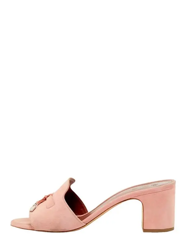 Loro Piana Open-toe Block Heel Sandals - Pink