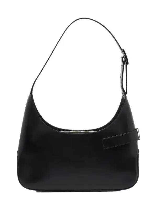 FERRAGAMO Gancini Shoulder Bag - Black