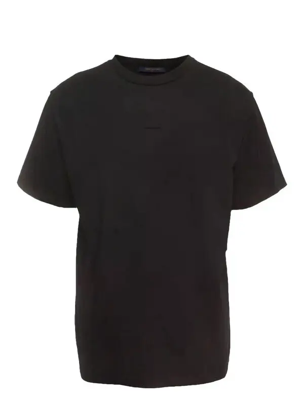 LOUIS VUITTON Embossed Logo Crew-neck T-shirt - Black