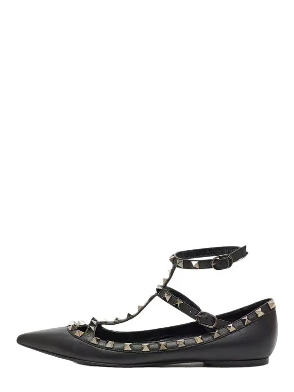 Valentino Garavani Rockstud Ballet Flats - Black