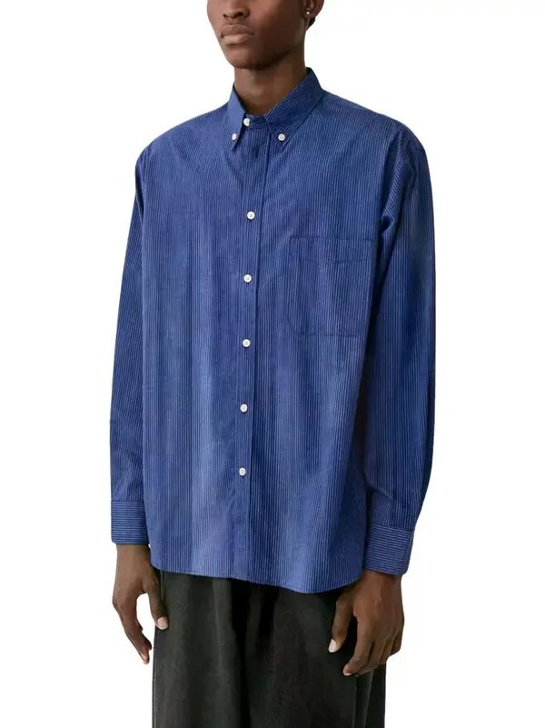A KIND OF GUISE Banita Pinstripe Button-down Shirt - Blue