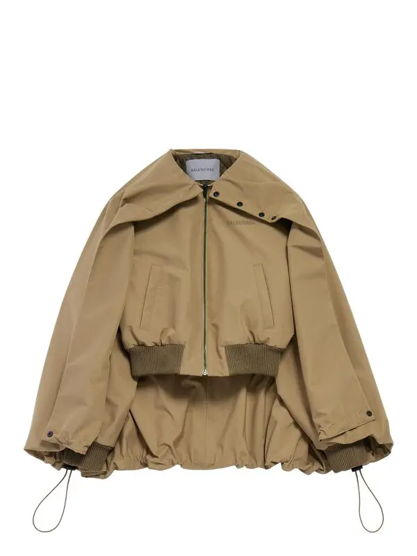 Balenciaga Bomber Cape - Green
