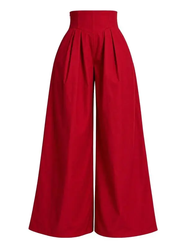 OFUURE Kiara Wide Leg Pants - Red