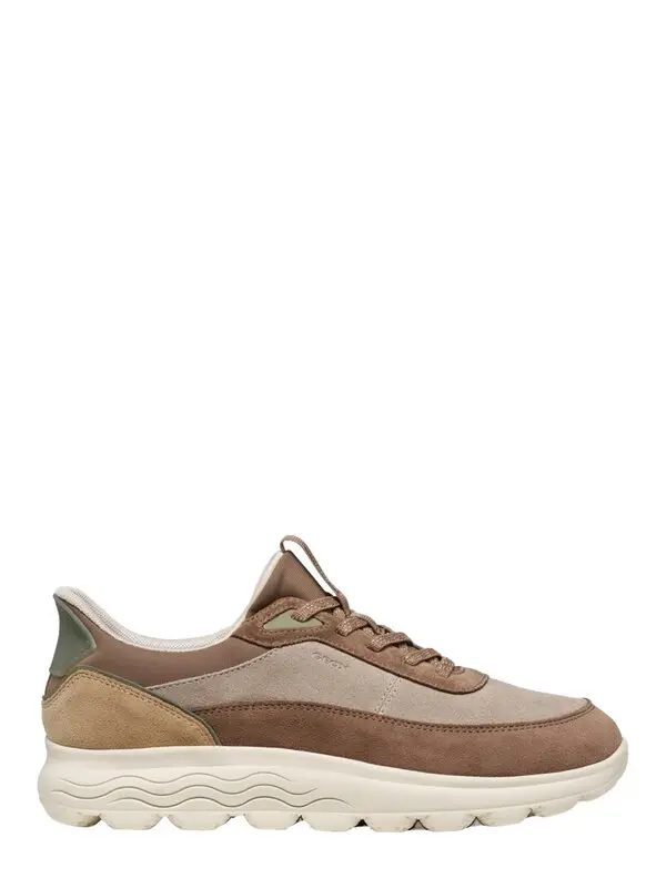 Geox Spherica Plus Lace-up Sneakers - Brown