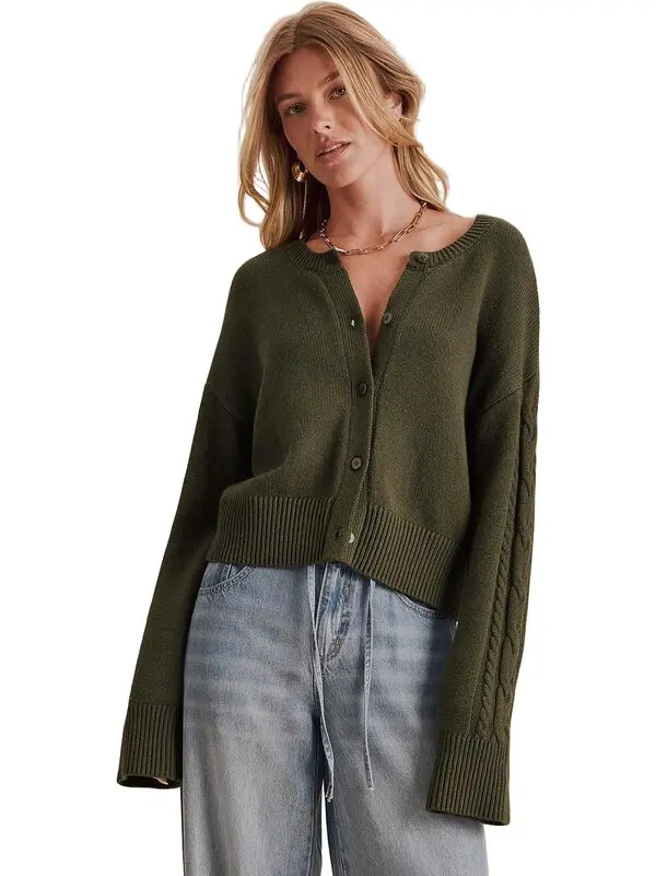 Splendid Sonoma Cardigan - Wheat Heather