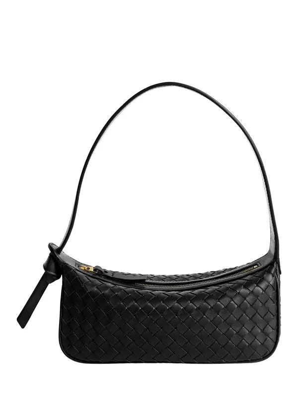 Bottega Veneta Nodo Shoulder Bag - Black
