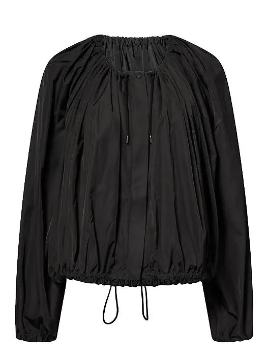 TOTEME Gathered Parachute Shell Jacket - Black