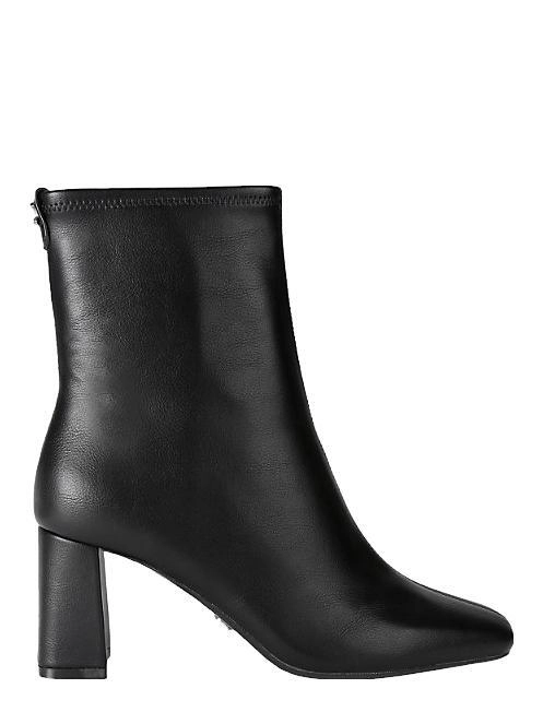 Carvela Rometta Heeled Leather Ankle Boots - Black