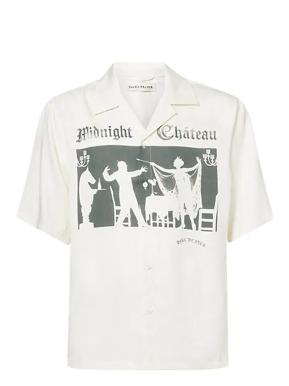 DUKE + DEXTER Mc Chess Vintage Short-sleeve Woven Shirt - White