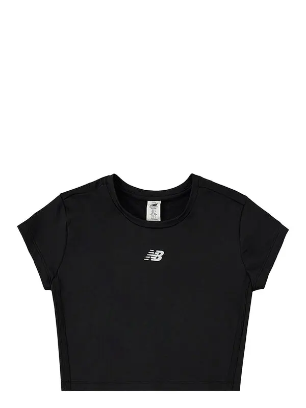 NEW BALANCE Harmony Fitted Short Sleeve T-shirt - Black