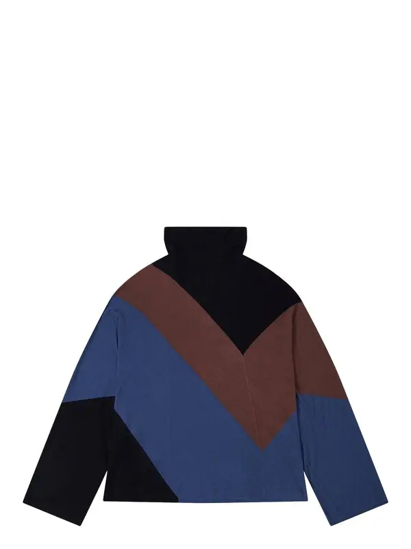 KIKO KOSTADINOV Paneled High Neck Pullover - Brown