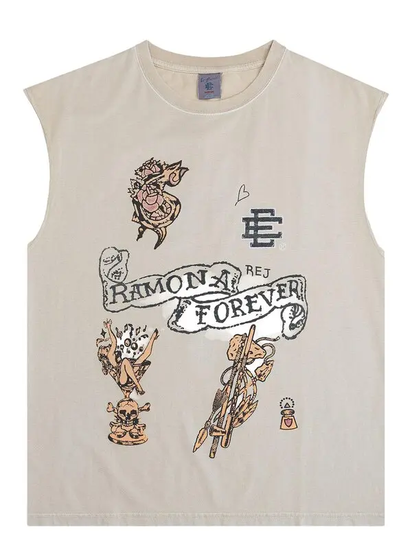 ERIC EMANUEL Ee Tattoo Cutoff - Tan