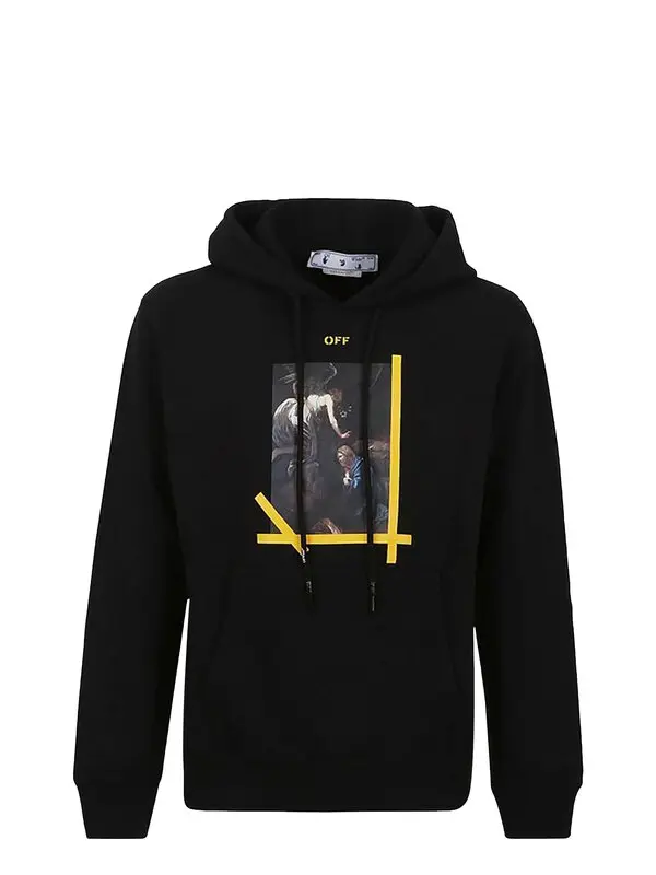 Off-White Caravaggio Arrows Slim Hoodie - Black