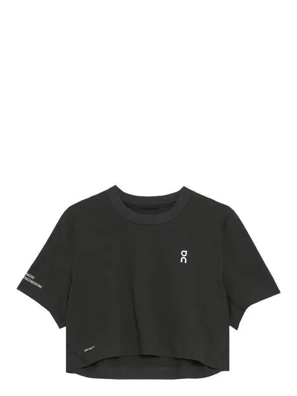 On Train-t Crop Top - Black