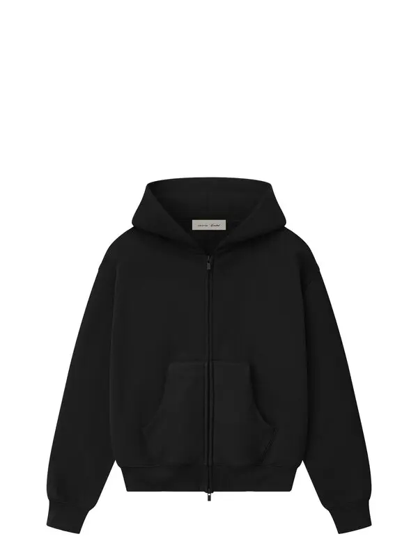 Fear Of God Full Zip Hoodie - Black
