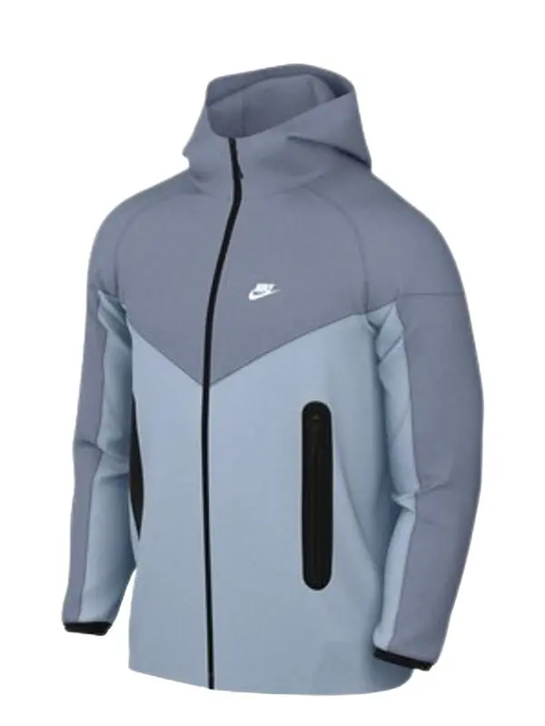Nike Tech Fleece Windrunner Full Zip Hoodie - Blue