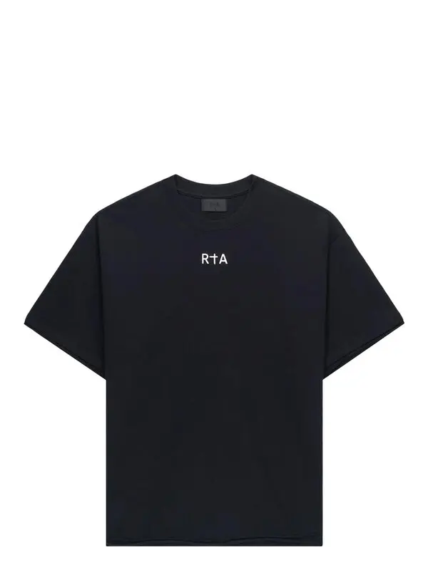 RtA Elian Double Layered Tee - Black