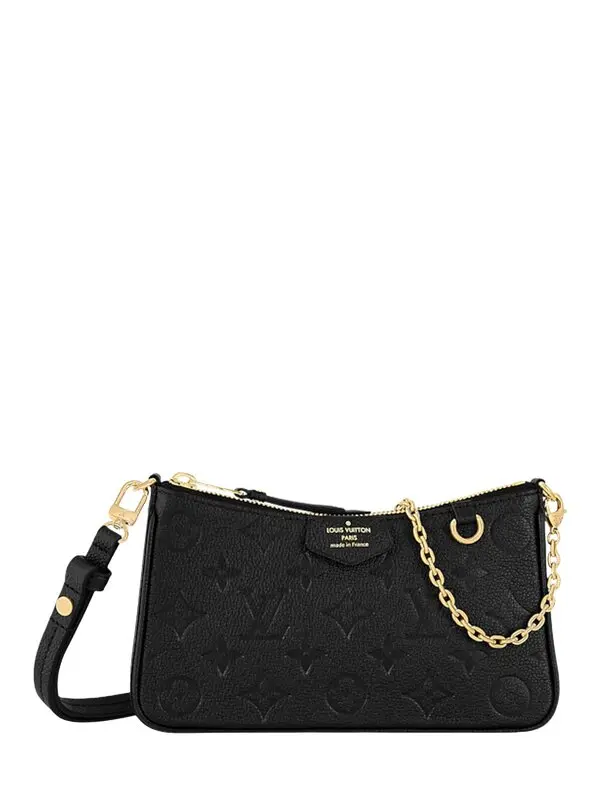LOUIS VUITTON Easy Pouch On Strap - Black