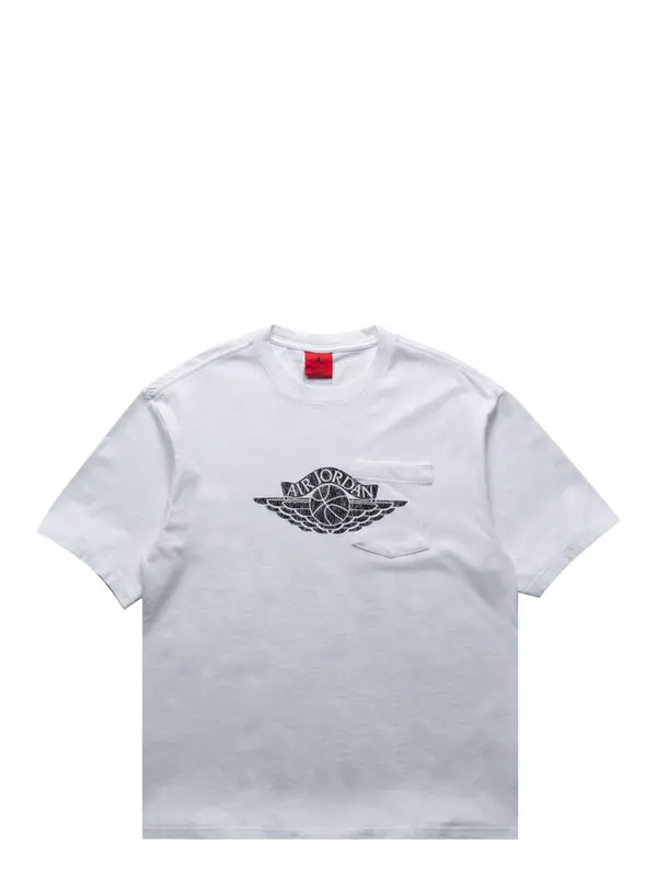 JORDAN Flight Essentials Pocket Tee - White