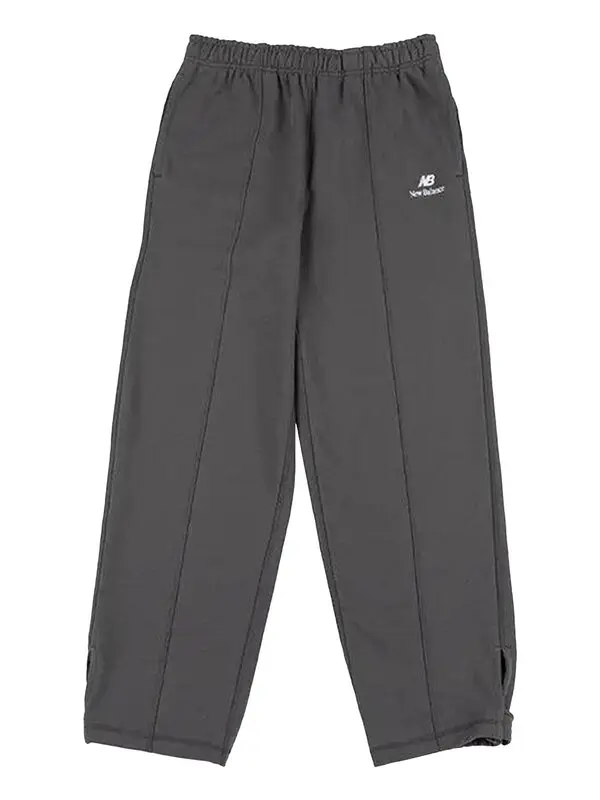 NEW BALANCE Made In Usa French Terry Relaxed Fit Pants - Grey