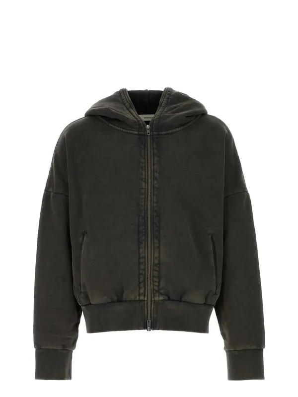 ENTIRE STUDIOS Oversize Slate Cotton Sweatshirt For - Black