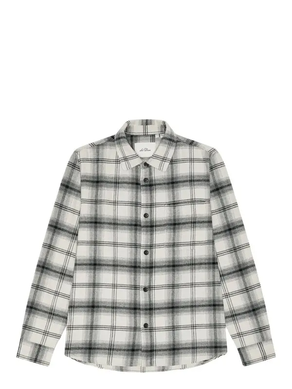 LES DEUX 100% Cotton Button-down Shirt For - Black