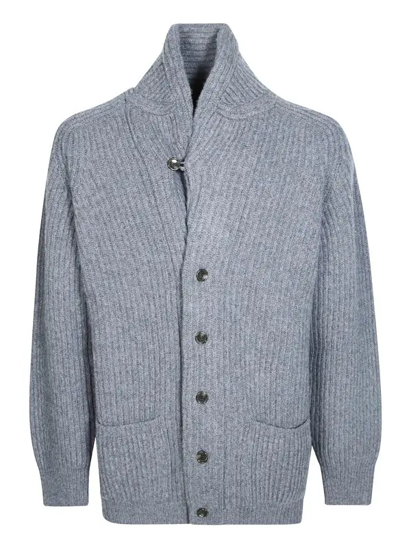 Filson Bristol Cardigan Sweater - Grigio