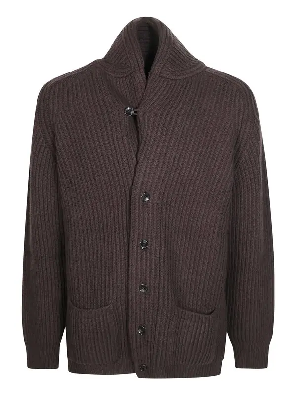Filson Bristol Cardigan Sweater - Marrone