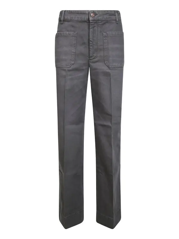 Victoria Beckham Alina Jean With 32 Inseam - Grigio