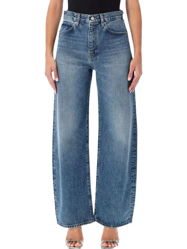 FRAME High-waisted Wide-leg Jeans - Soundwave