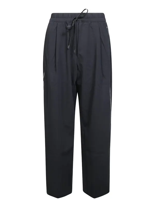 Max Mara Godezia Knit Band Pants - Nero