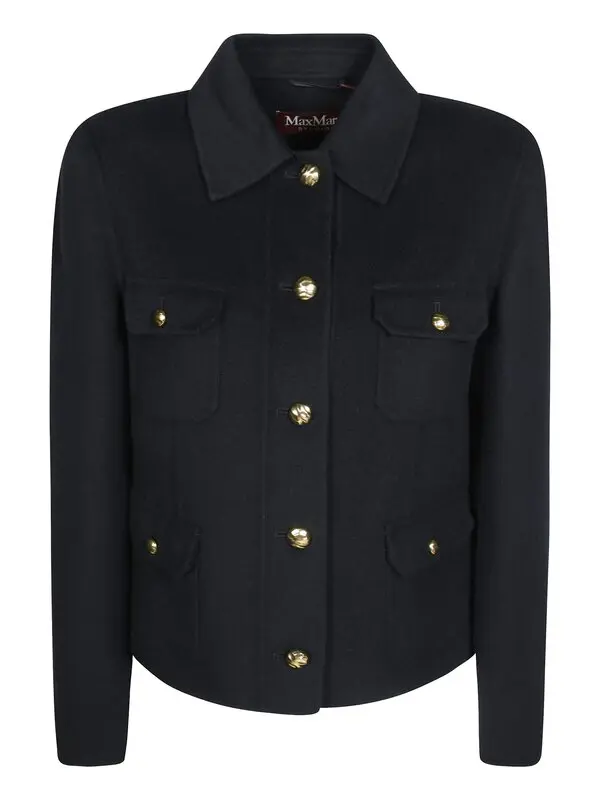 Max Mara Tweed-style Jacket - Nero