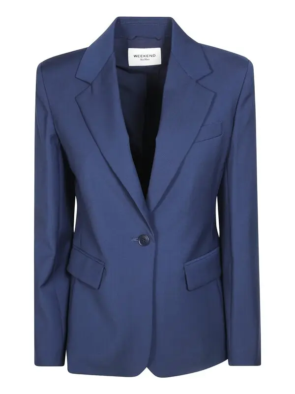 Max Mara Wool Blazer - Blu