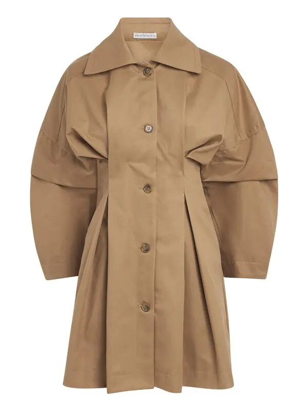Palmer//harding Honesty Opens Trench Coat - Brown