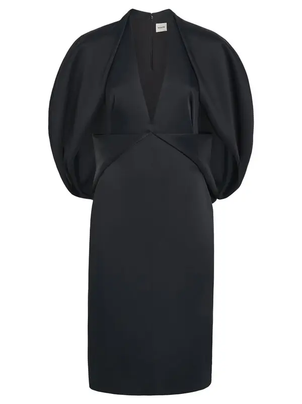 Khaite Dakota Mini Dress - Black