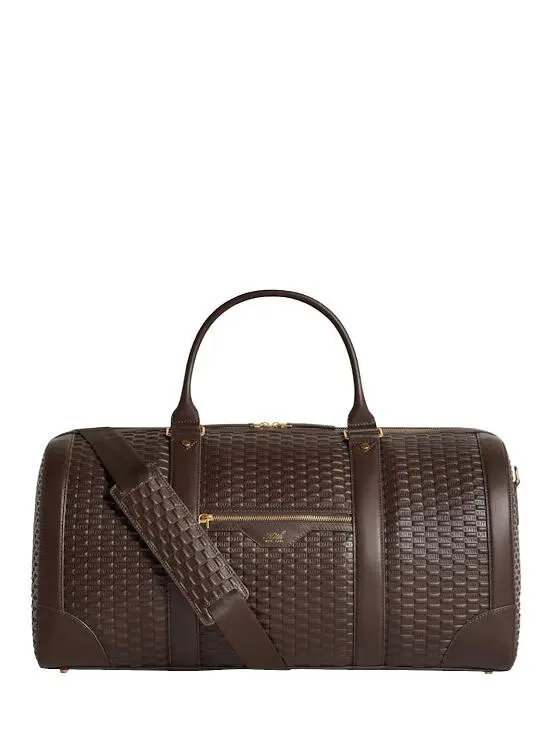 Kith Monogram Leather Traveler Duffle Bag - Zoom
