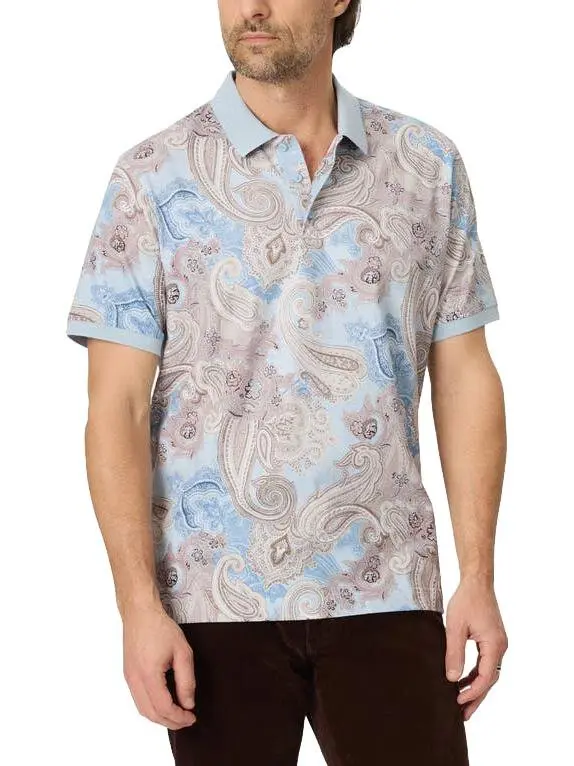 Robert Graham Creswell Paisley Cotton Polo - Multi