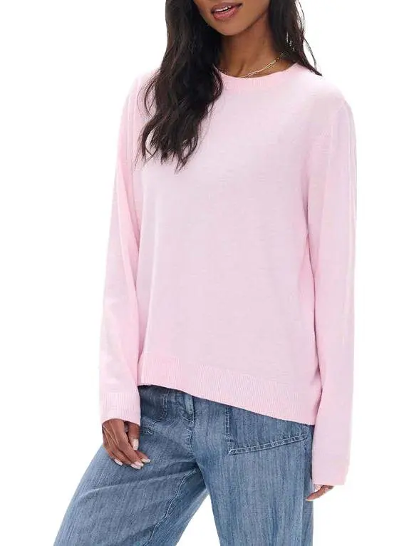 HATLEY Boyfriend Sweater - Pale Pink