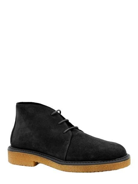 AMALFI BY RANGONI Leather Chukka Boots - Black