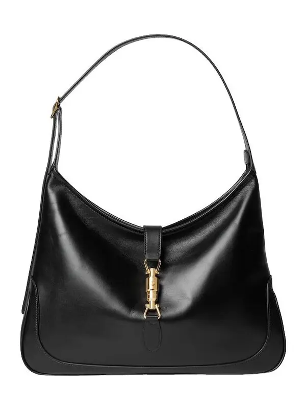 Gucci Jackie 1961 Large Shoulder Bag In Leather - Black