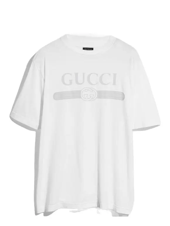 Gucci Cotton Jersey T-shirt With Print - White