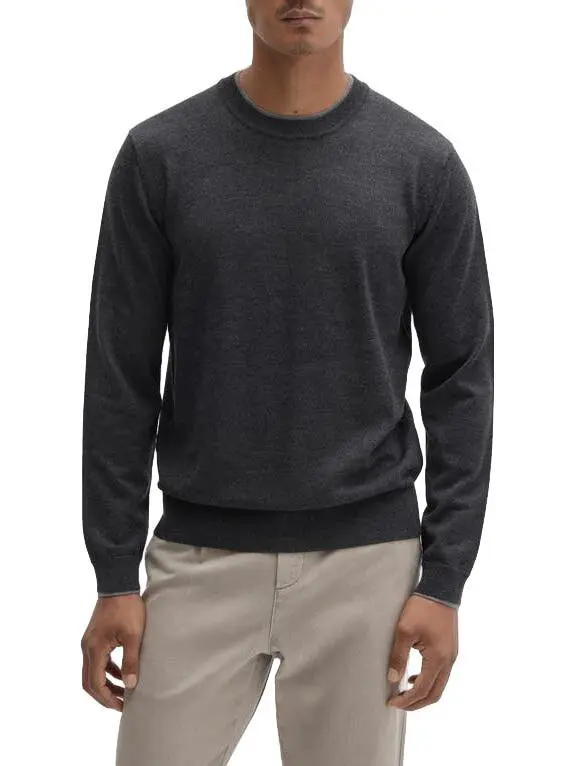 Robert Barakett Thomas Crewneck Sweater - Charcoal